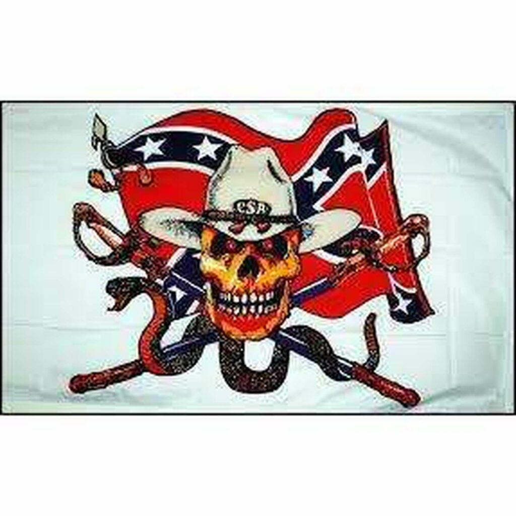 Rebel with snake Flag – Confederate Flag